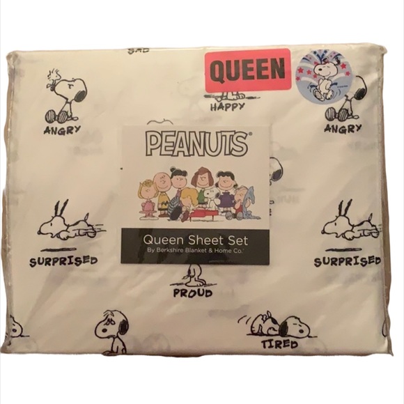 Berkshire | Bedding | Berkshire Peanuts Snoopy Feelings Emotions Queen ...